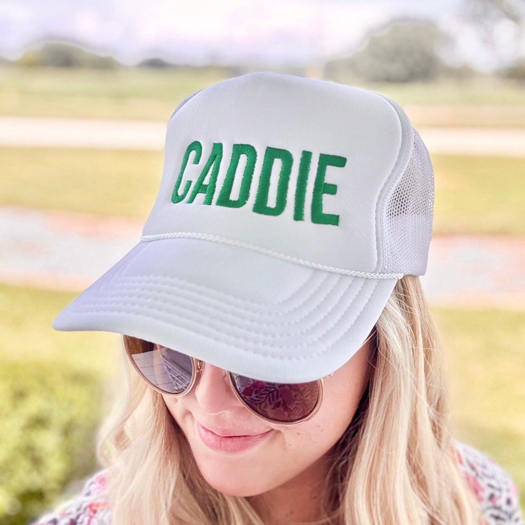 Golf Caddie Embroidered Trucker Hat | Golf Tournament Caddie Outfit ...