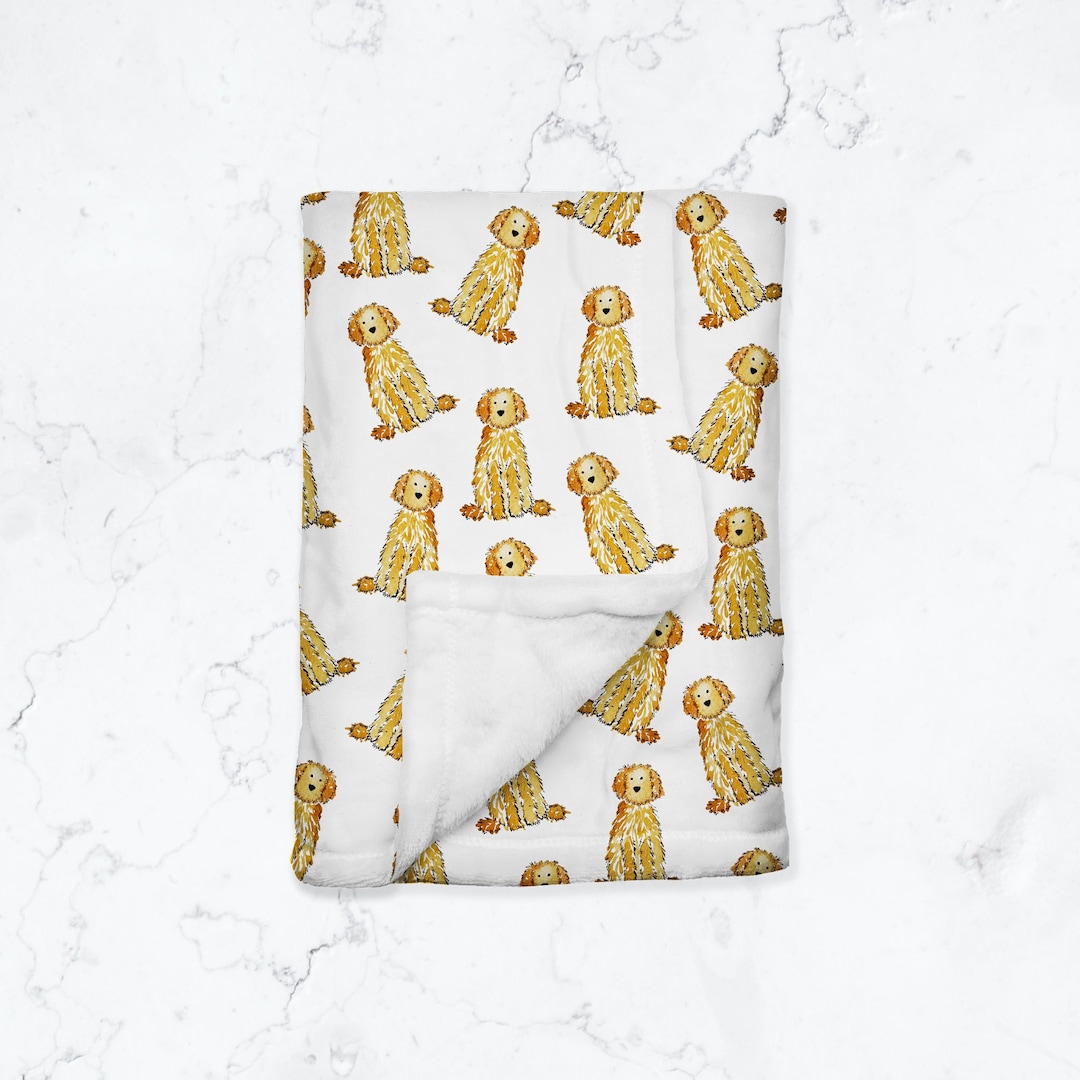 Doodle Minky Blanket | Goldendoodle Blanket, Labradoodle Gift Idea - Etsy