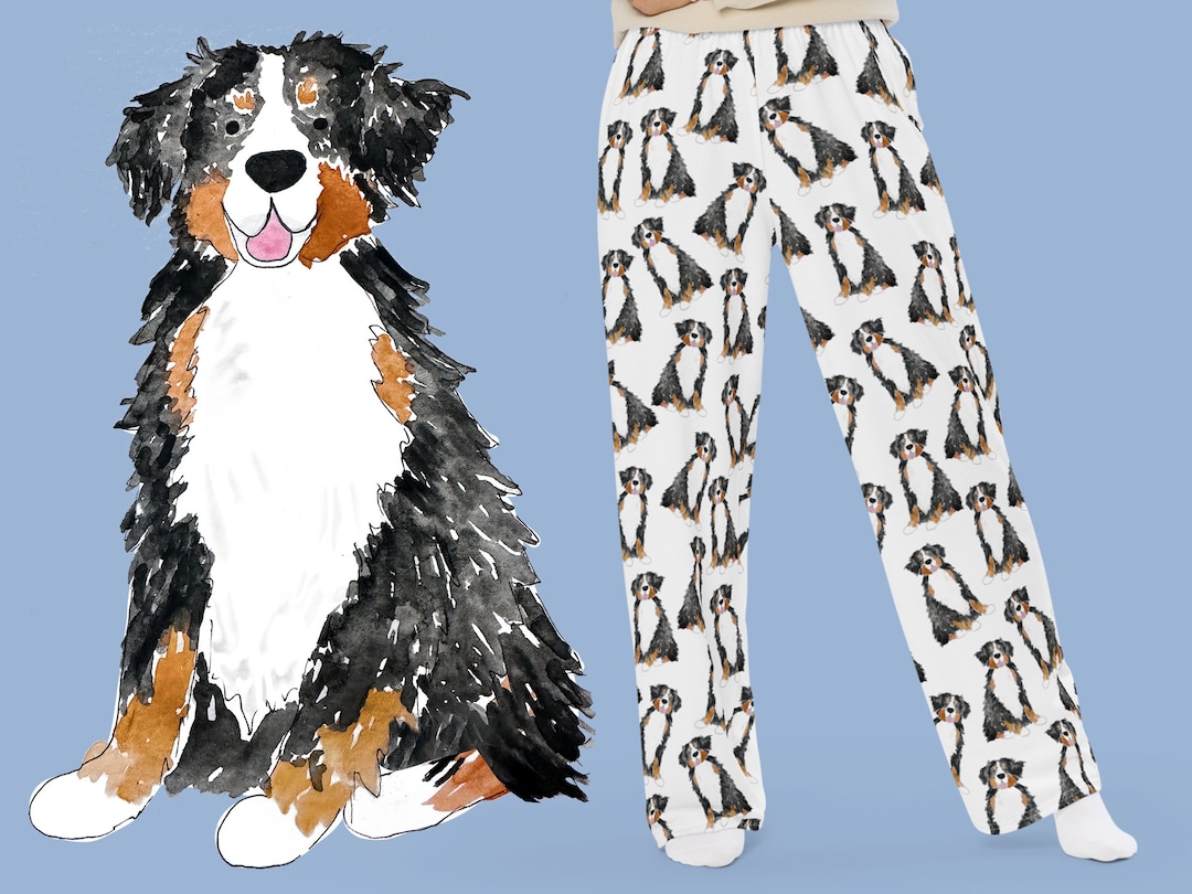 Bernese Mountain Dog Pajama Pants | Pet Pajamas, Dog Pj Pants - Etsy