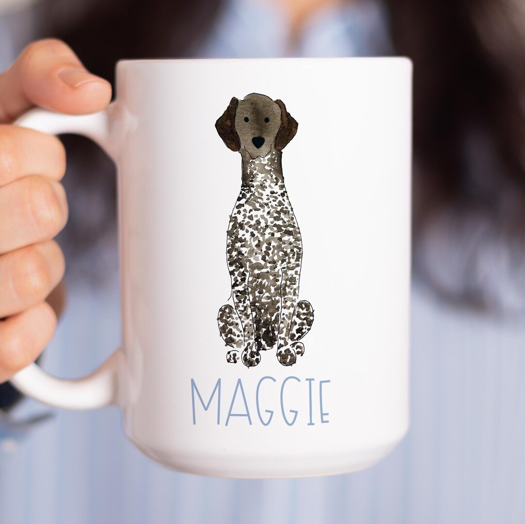 Personalized German Shorthaired Pointer Mug | GSP Mug, Watercolor Pet ...