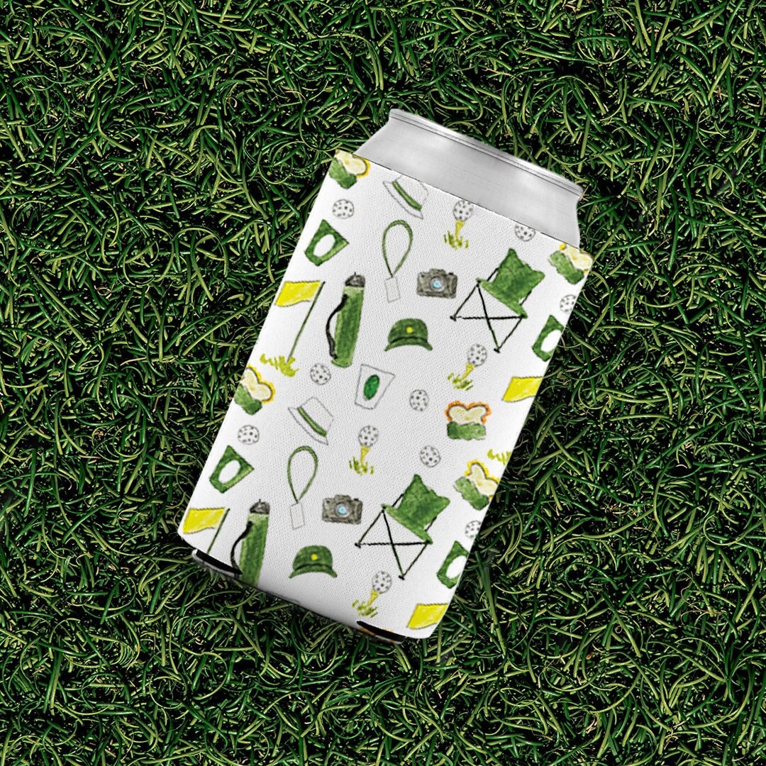 Golf Patron Can Cooler | Golf Master Can Cooler, Golf Pattern Can ...