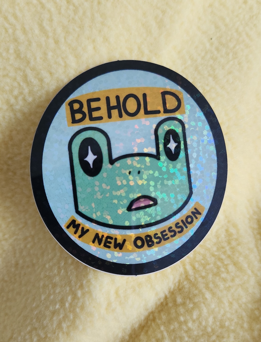 Froggy Glitter Sticker | Neurodivergent Frog Autism ADHD Awareness - Etsy