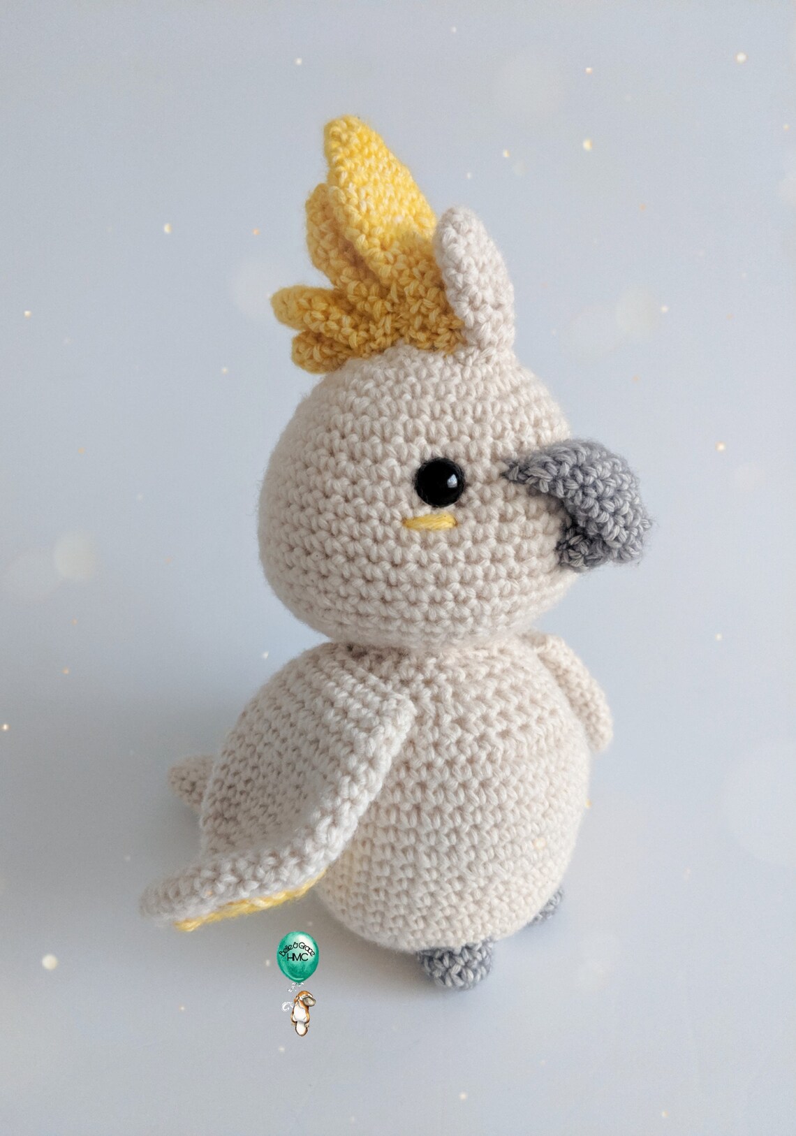 Crochet Cockatoo Pattern Percy Amigurumi Bird English - Etsy