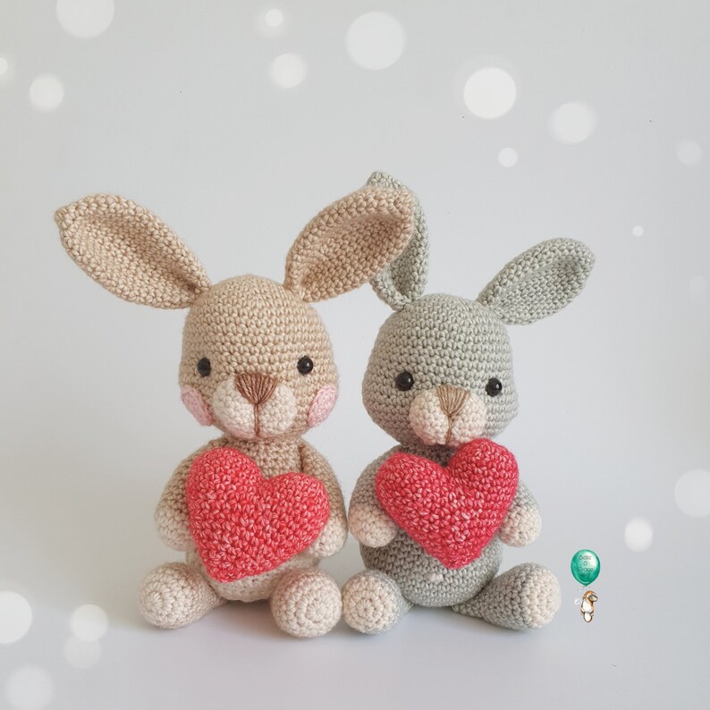 Mia Bunny Crochet Rabbit Pattern Amigurumi Bunny Pdf File - Etsy