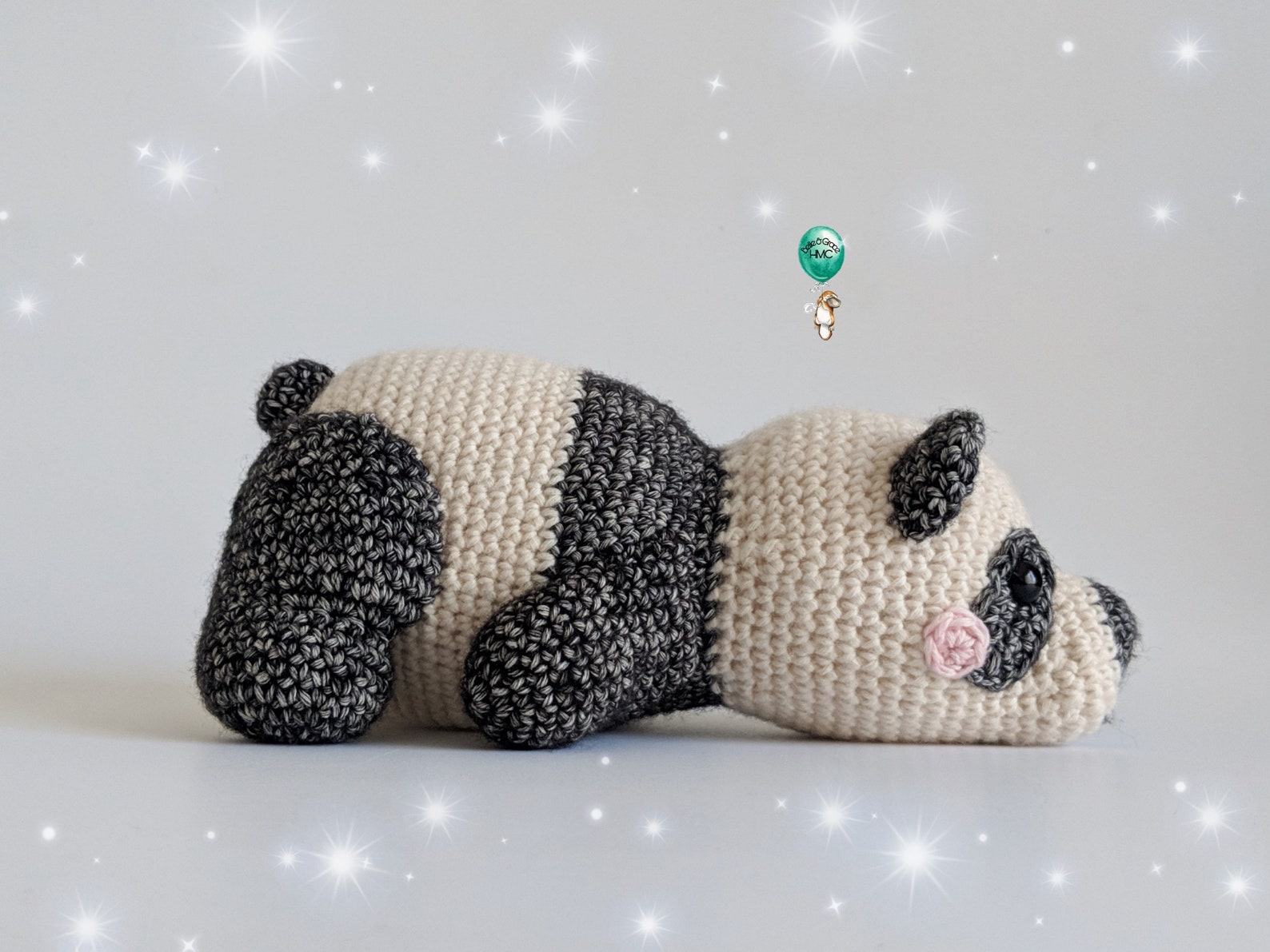 Amigurumi Panda Pattern Crochet Pip the Panda English Belle | Etsy