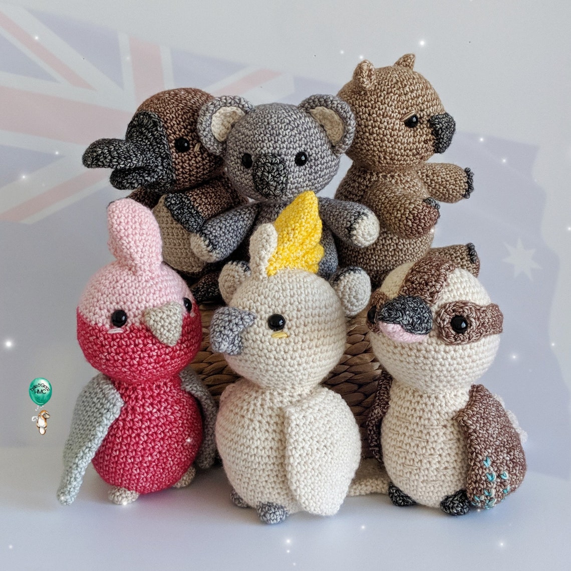 Crochet Cockatoo Pattern Percy Amigurumi Bird English - Etsy