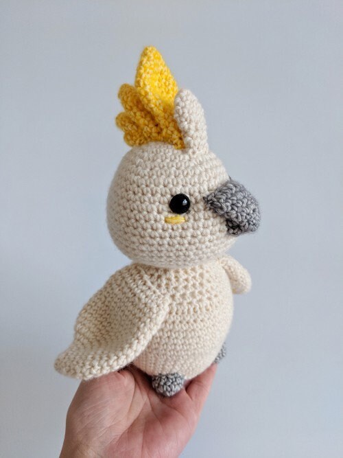 Crochet Cockatoo Pattern Percy Amigurumi Bird English - Etsy