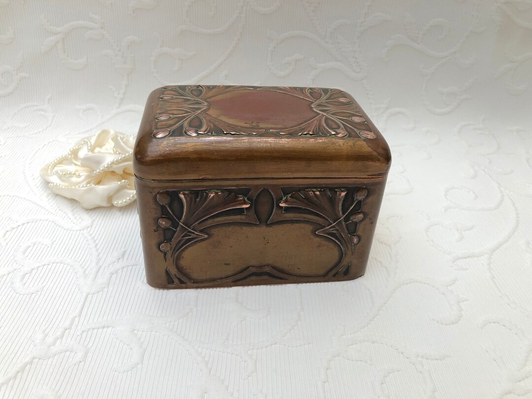Jugendstil Copper Box by Carl Deffner Esslingen Secessionist - Etsy