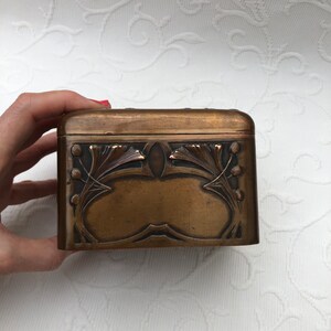 Jugendstil Copper Box by Carl Deffner Esslingen Secessionist - Etsy