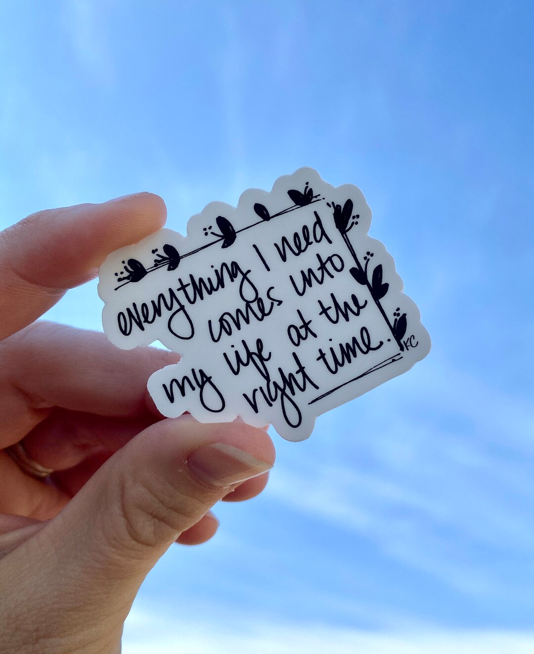 Everything You Need Sticker | Affirmation Sticker - Etsy