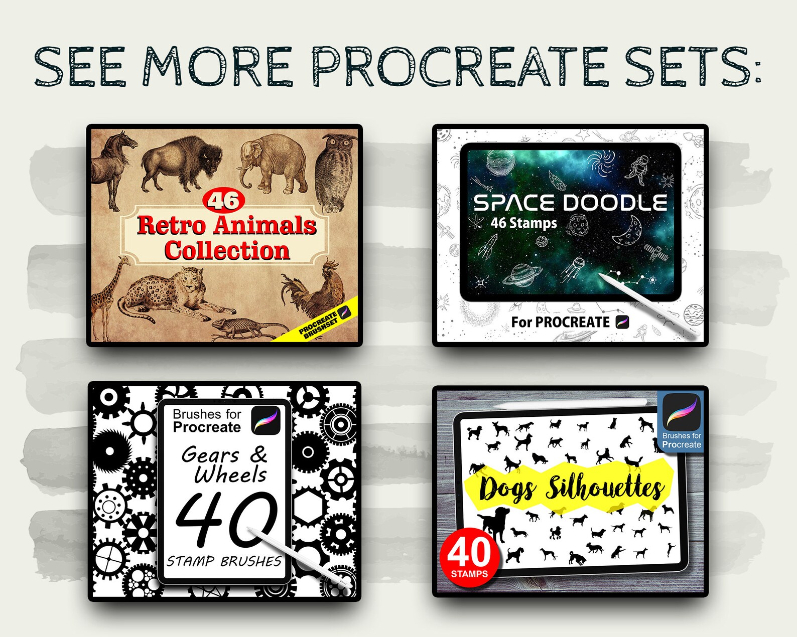 50 Summer Sports, Silhouettes, Brushes for Procreate, Use on iPad With ...