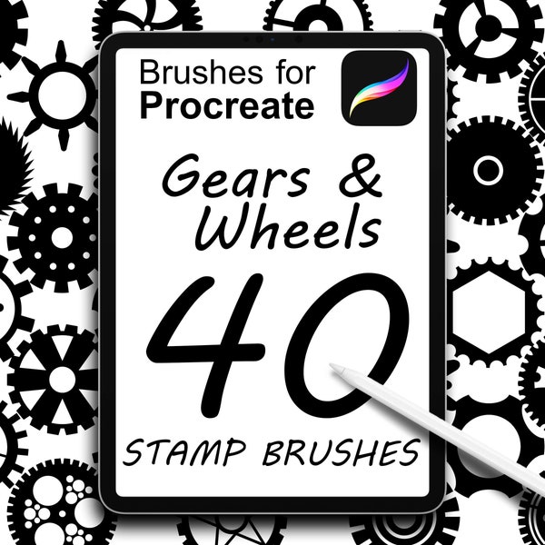 Gears Tattoo Stamps - Etsy