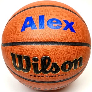 Customized Personalized Wilson Evolution Basketball Indoor Size 29.5 28 ...