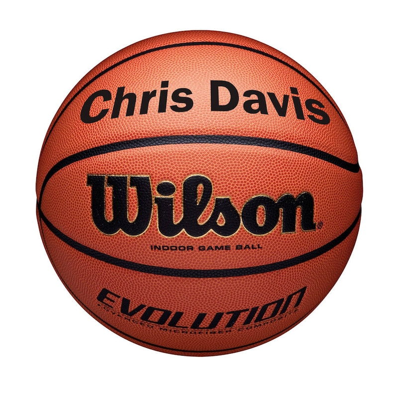 Customized Personalized Wilson Evolution Basketball Indoor - Etsy