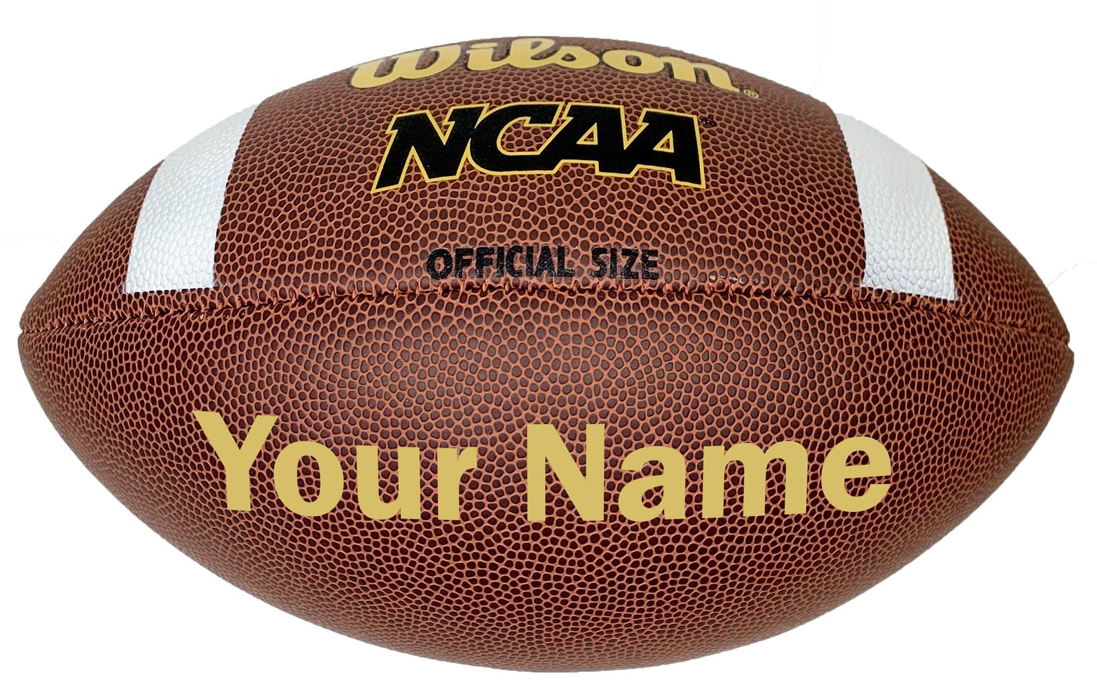 Customized Personalized Wilson NCAA Football Official Size - Etsy