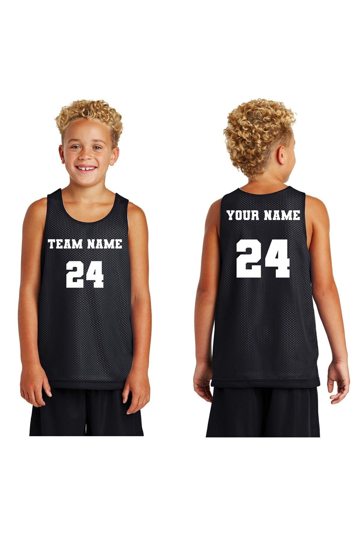 Customized Personalized Basketball Mesh Jersey Youth and - Etsy