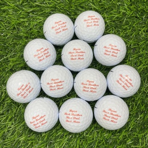 Customized Personalized Golf Balls, 12 Pack Custom Golf Balls Golfer ...
