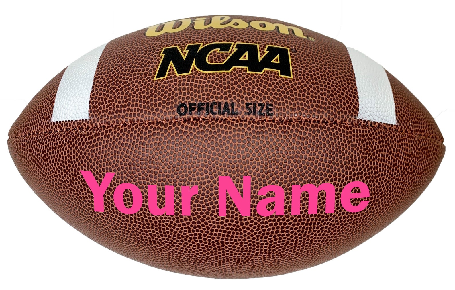 Customized Personalized Wilson NCAA Football Official Size - Etsy