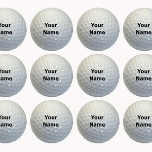 Customized Personalized Golf Balls, 12 Pack Custom Golf Balls Golfer ...