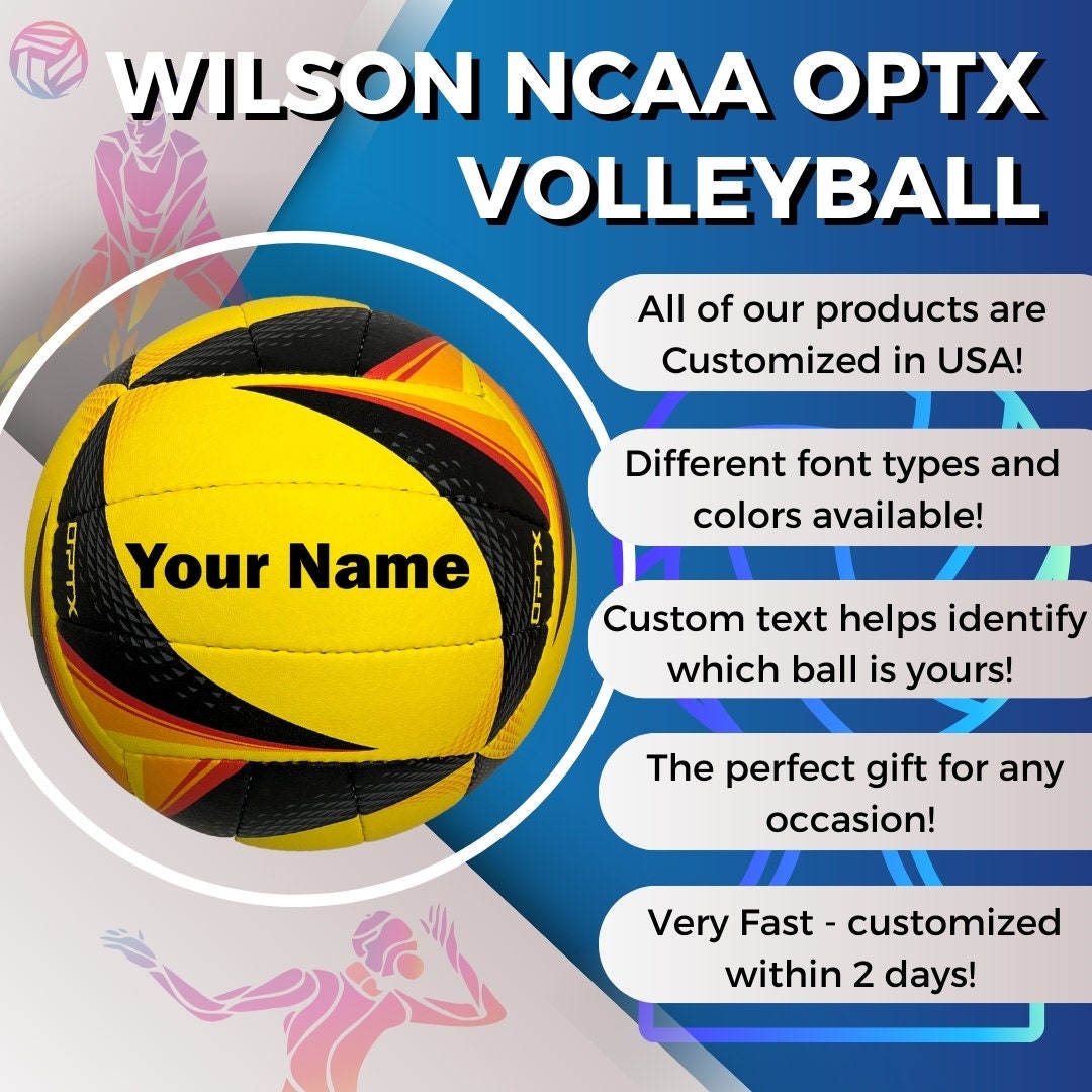 Customized Wilson NCAA OPTX Game Volleyball, Great Custom Volleyball ...