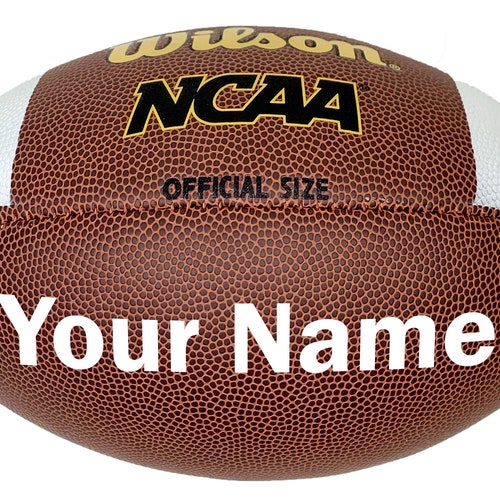 Customized Personalized Wilson NCAA Football Multiple Sizes | Etsy