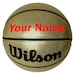 Customized Personalized Wilson Black and Gold Basketball Size - Etsy
