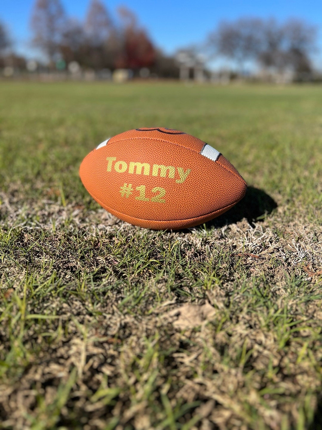 Customized Personalized Wilson GST Composite Football, Official Size ...