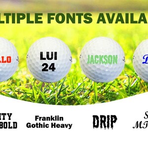 Customized Personalized Golf Balls, 12 Pack Custom Golf Balls Golfer ...