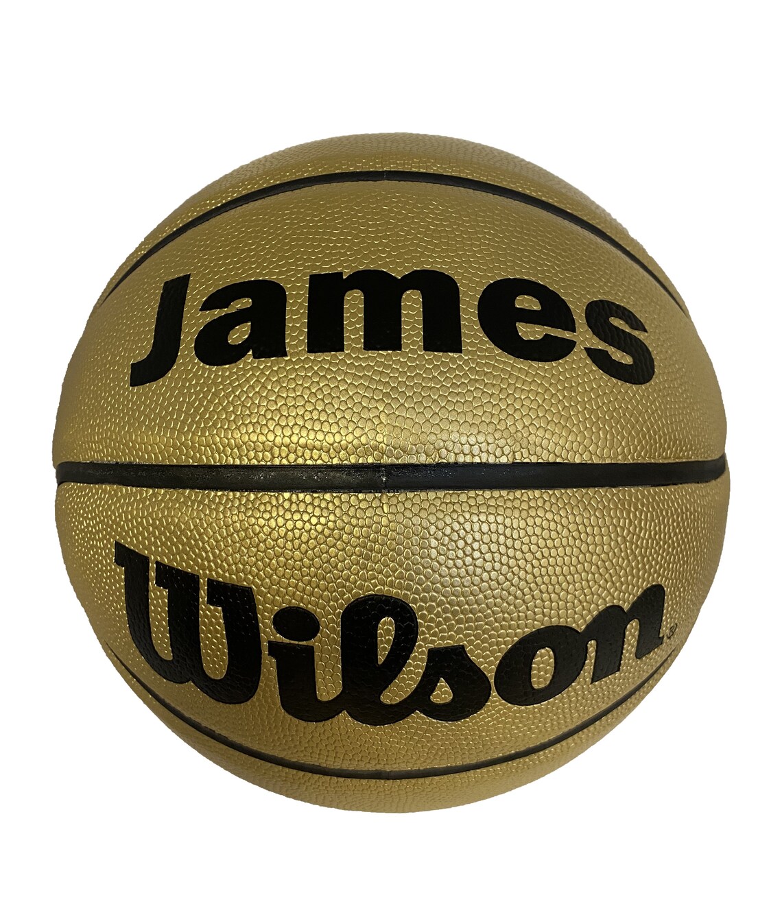 Customized Personalized Wilson Black and Gold Basketball Size - Etsy