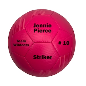 Customized Vantage Pink Soccer Ball, Multiple Soccer Ball Sizes ...