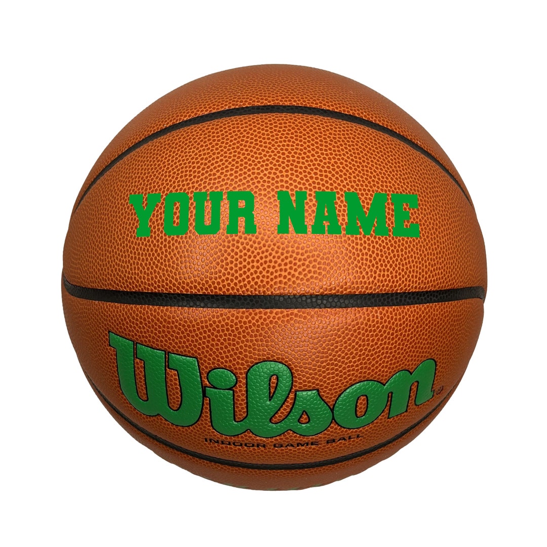 Customized Wilson Green Evolution Basketball Sizes 29.5" or 28.5" - Etsy