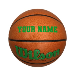 Customized Wilson Green Evolution Basketball Sizes 29.5" or 28.5" - Etsy