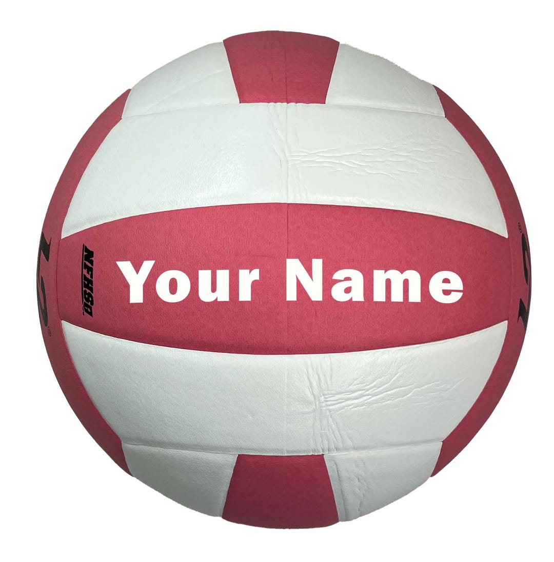 Customized Molten L2 Pink and White Volleyball, Official Size and ...