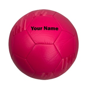 Customized Vantage Pink Soccer Ball, Multiple Soccer Ball Sizes ...