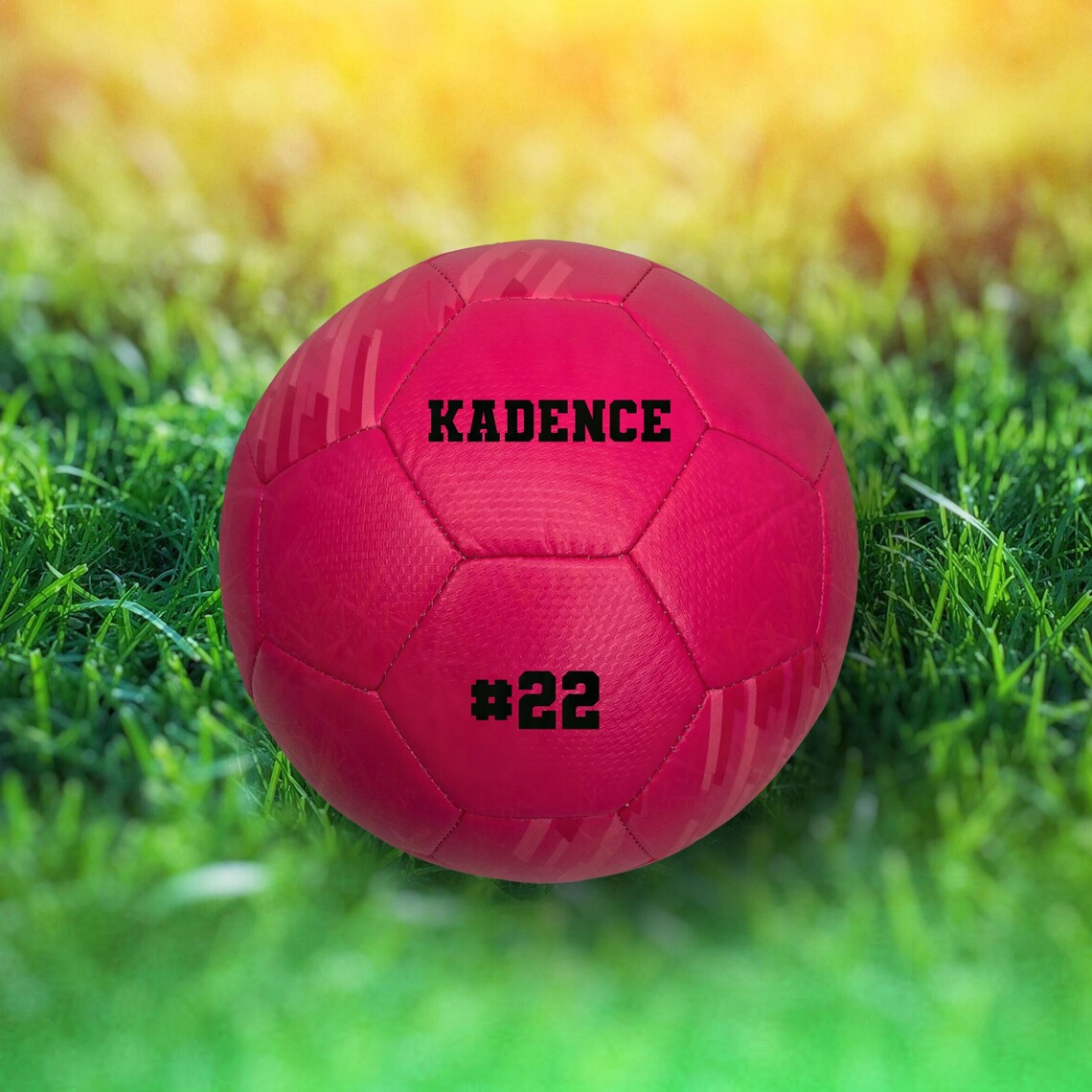 Customized Vantage Pink Soccer Ball, Multiple Soccer Ball Sizes ...
