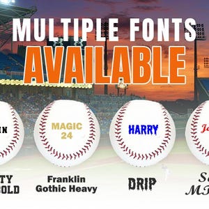 Customized Personalized Baseball, Custom Baseball Team Gift - Etsy