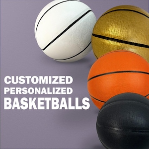 Customized Gold Basketball Indoor Outdoor Size 29.5" or 28.5 ...