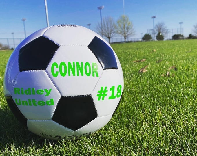 Personalized Soccer Ball - Etsy