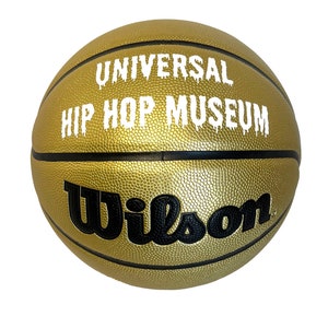 Customized Personalized Wilson Black and Gold Basketball Size 29.5 Gift ...