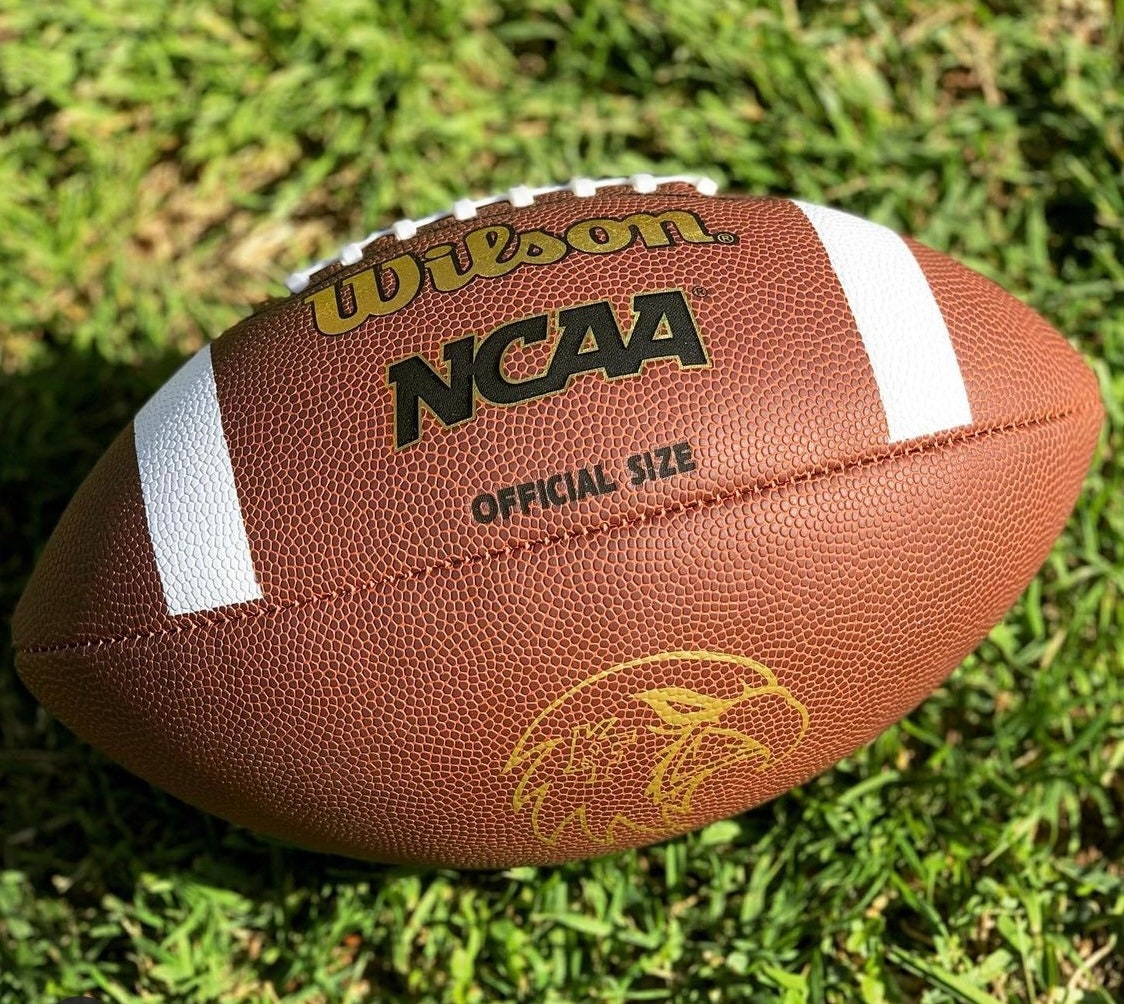 Customized Personalized Wilson NCAA Football Multiple Sizes | Etsy