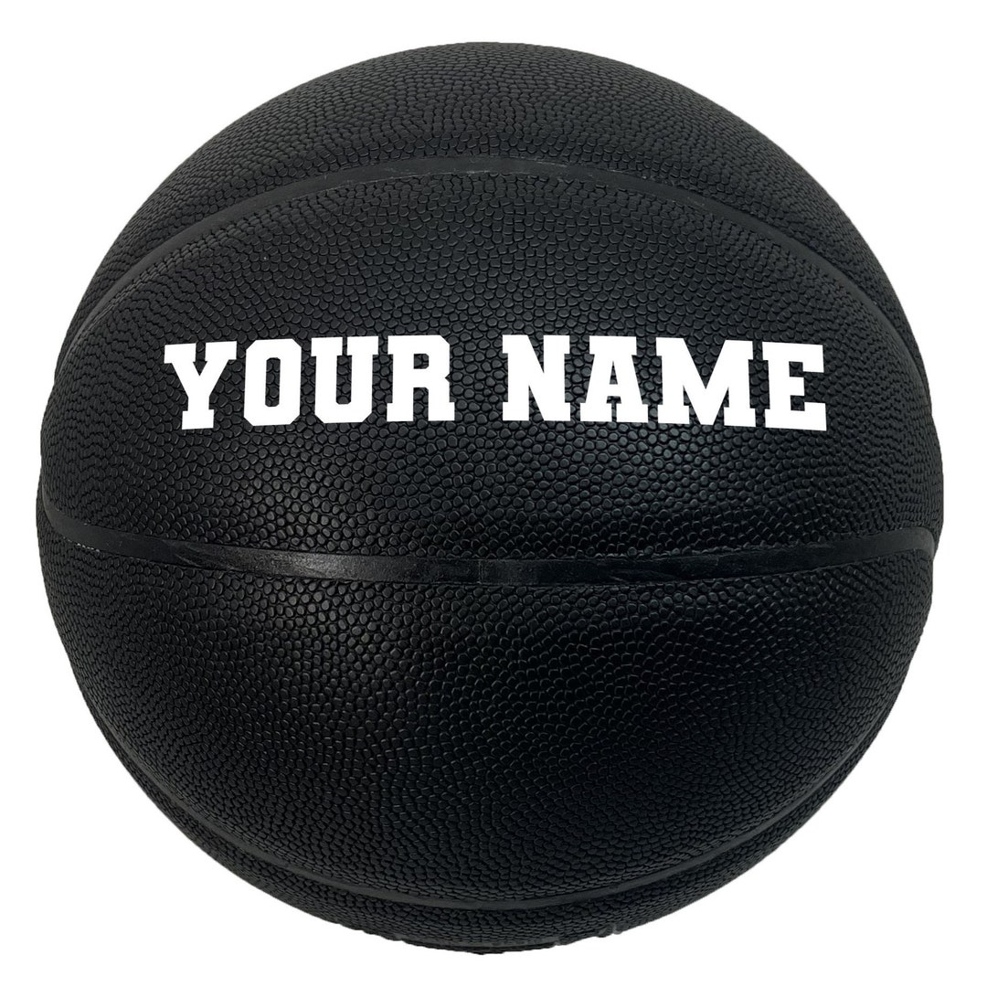 Customized All Black Basketball Indoor Outdoor Size 29.5" or 28.5 ...