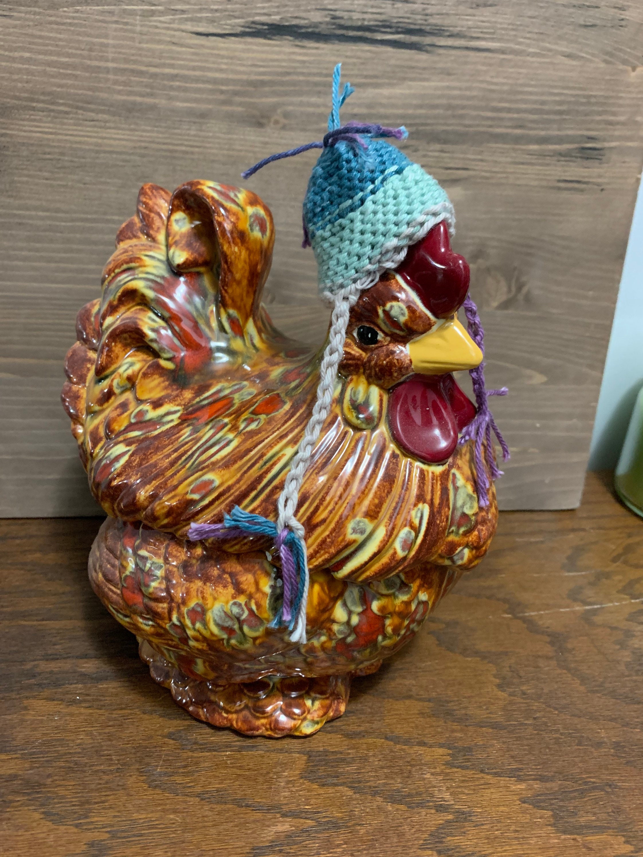 Chicken Hat Crochet Bonnets for Chickens Made in USA - Etsy