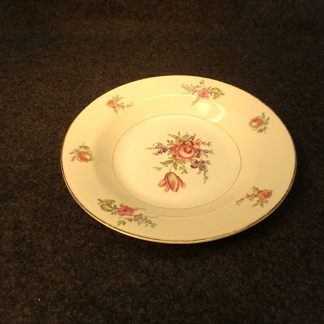 Homer Laughlin Soup Bowl ~ Household Institute ~ Priscilla Pattern ...