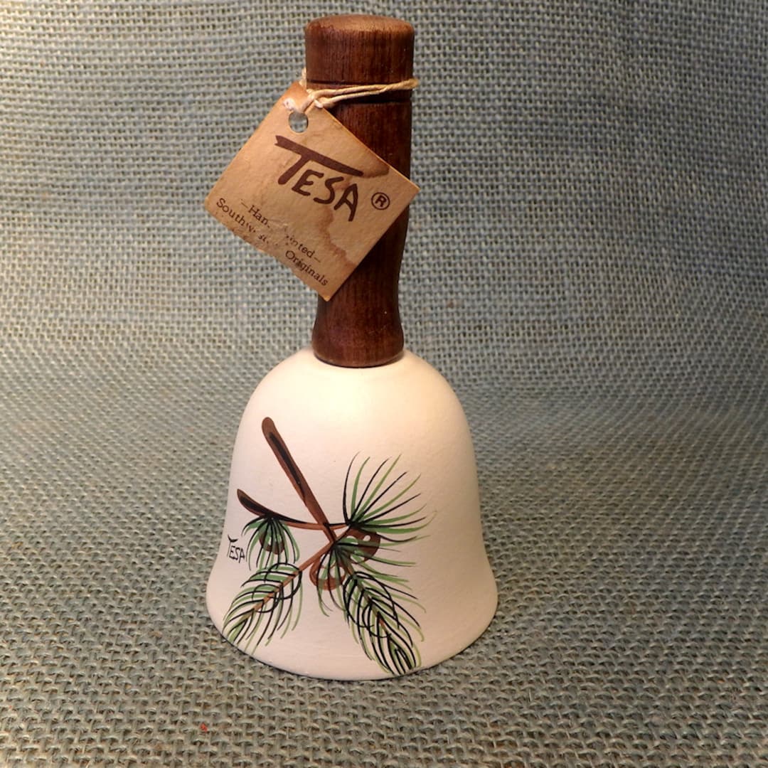 Tesa Clay Pottery Bell ~ Colorado Souvenir - Etsy