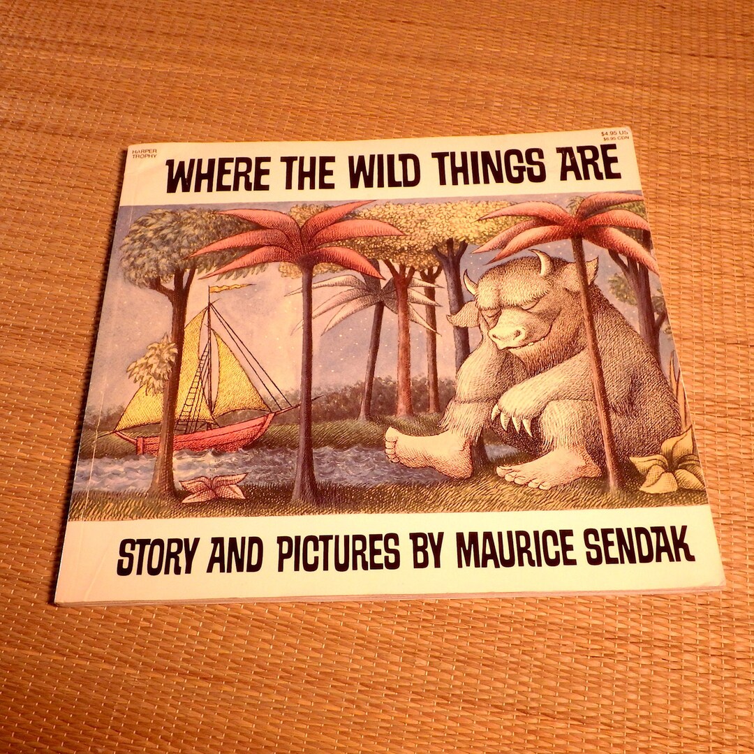 Where the Wild Things Are Maurice Sendak 1964 Caldecott - Etsy