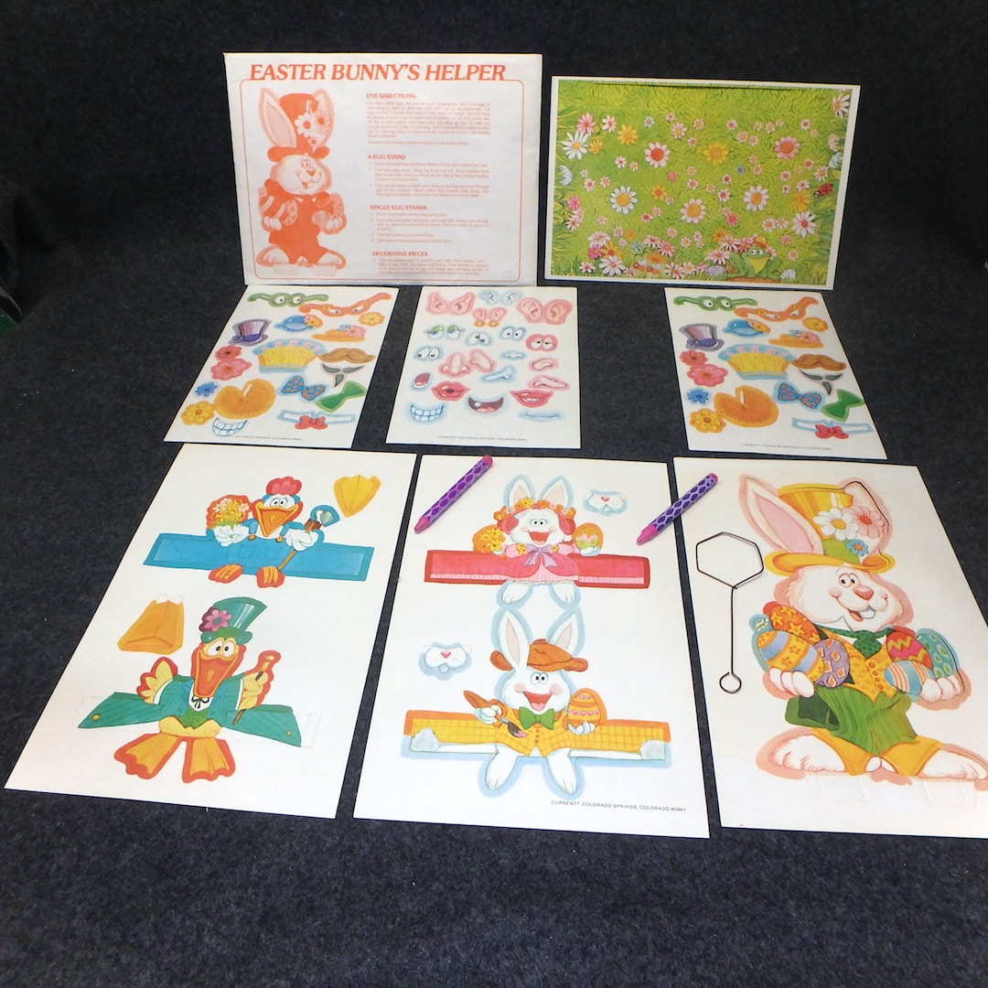 Easter Bunny's Helper ~ 1979 From Current, Inc. ~ Assorted Easter ...