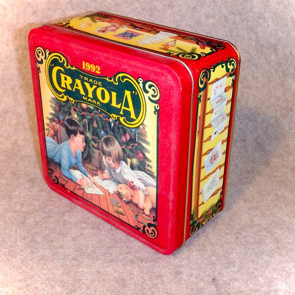 Crayola Crayon Tin - Etsy
