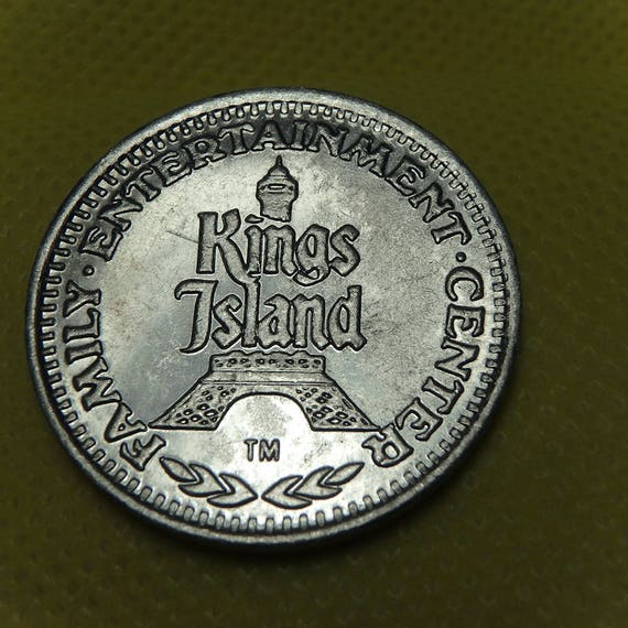 Vintage King's Island Token Gaming Coin Amusement Park | Etsy