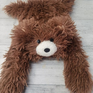 Personalized Fluffy Bear Nursery Rug - Woodland Theme, Cute Rug for ...