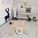 Lion Rug Nursery, Faux Fur Rug, Safari Nursery Decor, Baby Boy Rooms ...